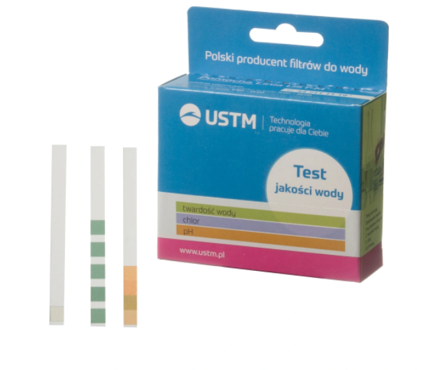 Test do wody Tward+pH+Chlor USTM TEST-1 | Terme.pl